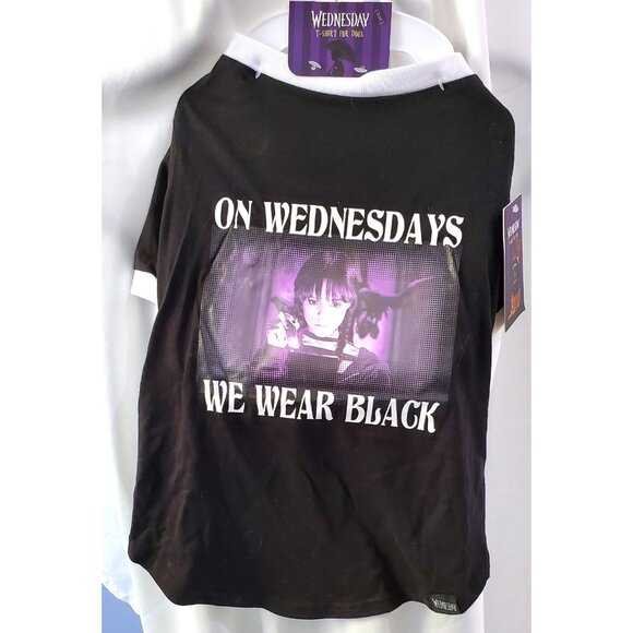 Dog | Addams Family Wednesday We Wear Black Halloween Tshirt Puppy Dog ...